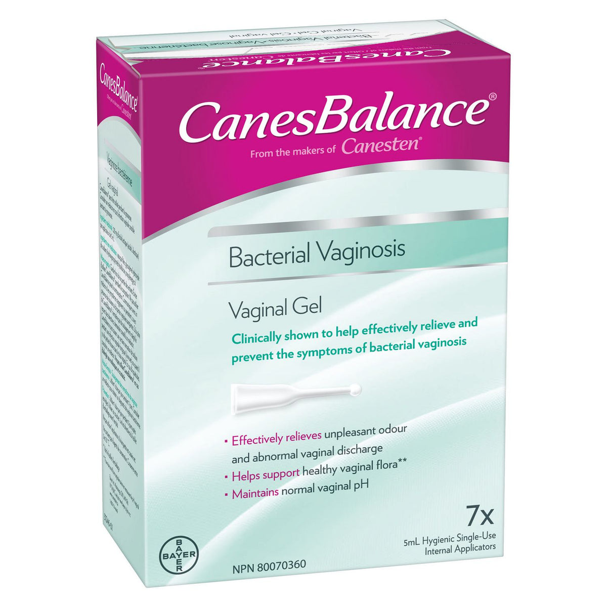 CanesBalance Vaginal Gel for Bacterial Vaginosis - 7 x 5ml hygienic si – Johnstone IDA Pharmacy