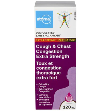 Atoma Extra Strength Cough & Chest Congestion Syrup - 120 ml ...