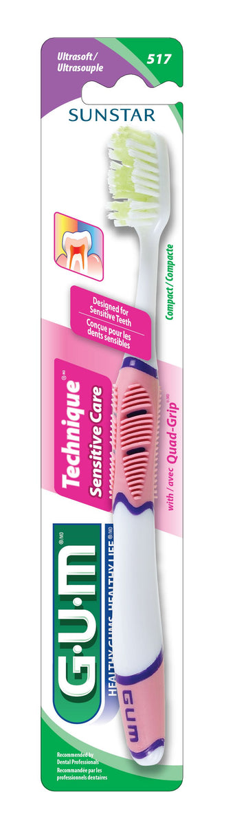 GUM Technique Sensitive Care Toothbrush Ultra Soft - 1 unit – Johnstone ...