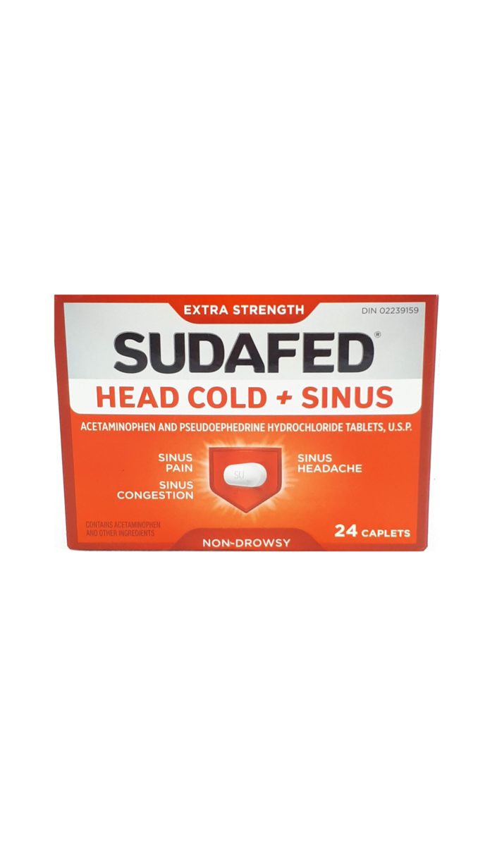 Sudafed Head Cold & Sinus – Johnstone IDA Pharmacy