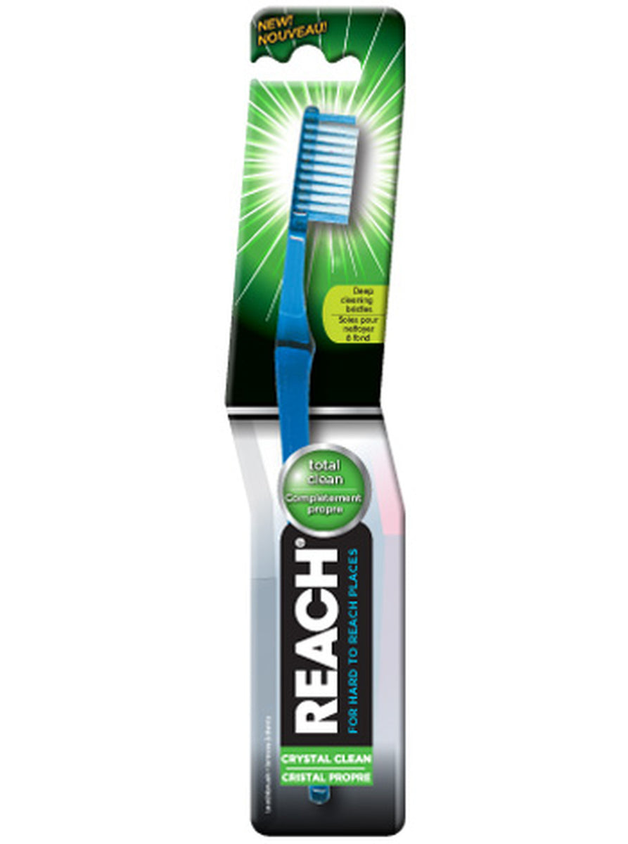 Reach Crystal Clean Toothbrush, Medium – Johnstone IDA Pharmacy