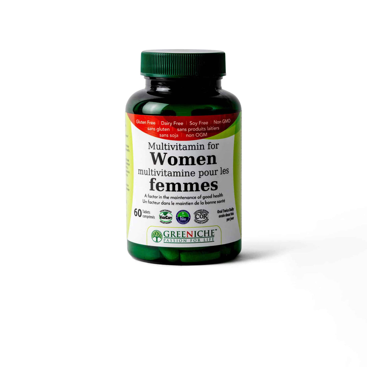 Greeniche Natural Multivitamin for Women Over 50 - 60 tablets ...