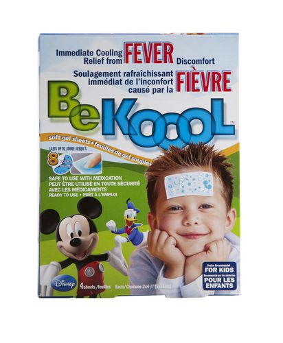 BeKoool Soft Gel Sheets, For Kids, Immediate Cooling Relief From Fever ...