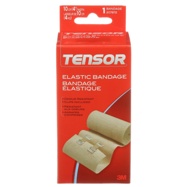 3M Tensor Elastic Bandage, 4" Wide - 1 roll – Johnstone IDA Pharmacy