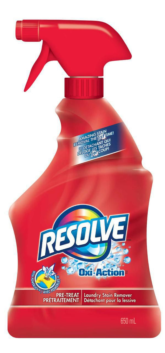 Resolve Oxi-Action, Laundry Stain Remover, Pre-Treat - 650 mL ...