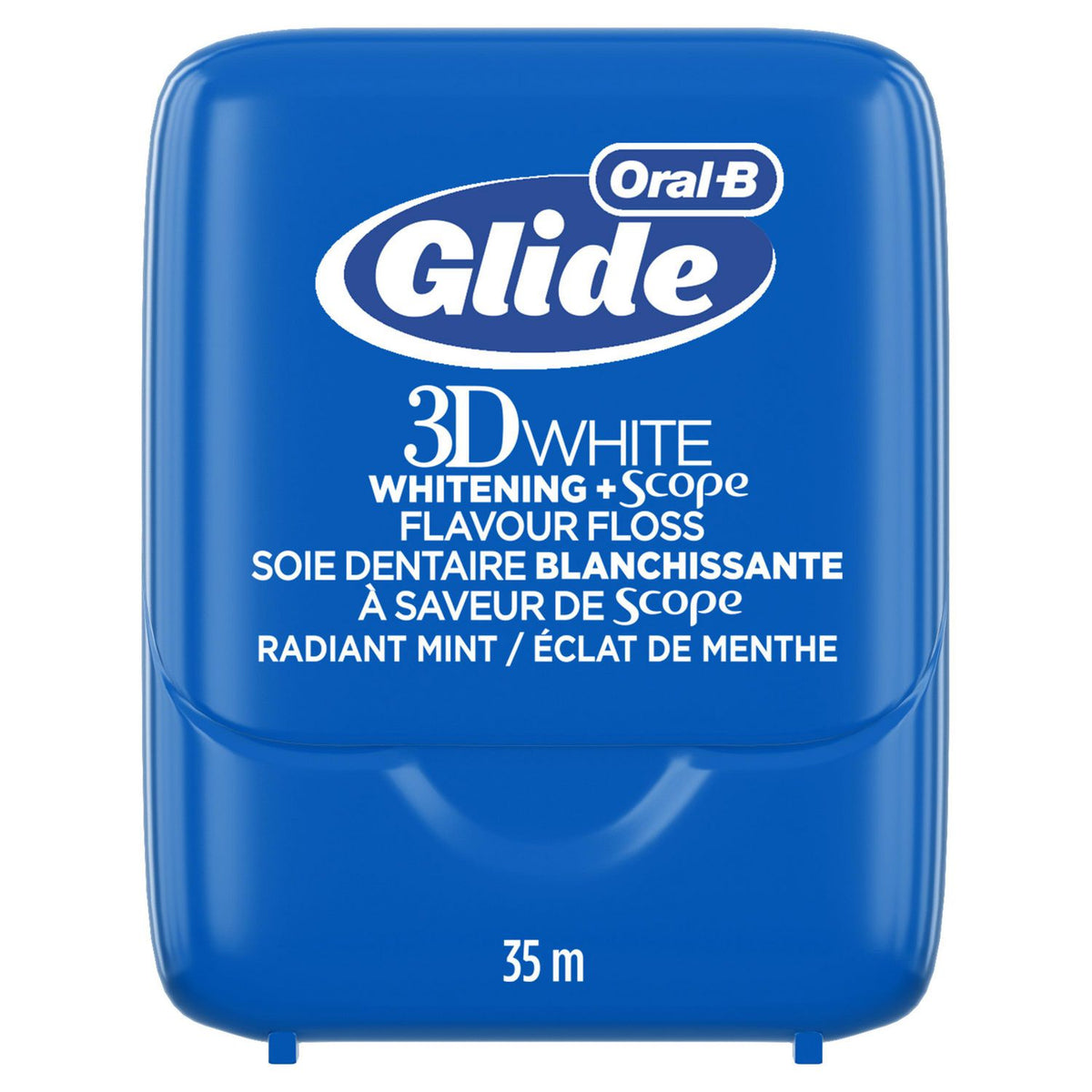 Oral-B Glide 3D White Whitening + Scope Flavor Dental Floss, Radiant M ...