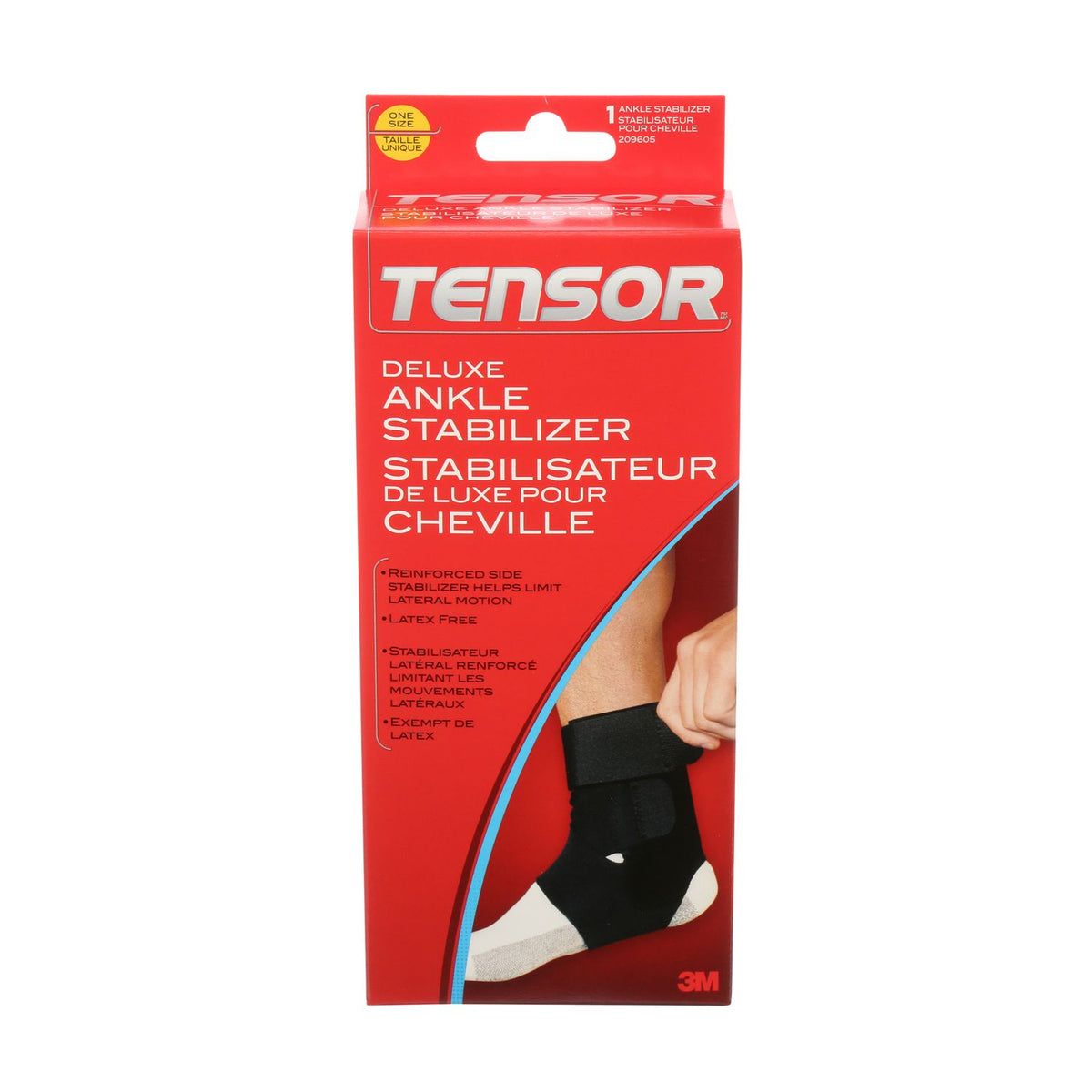3M Tensor Deluxe Ankle Stabilizer, One Size - 1 unit – Johnstone IDA ...