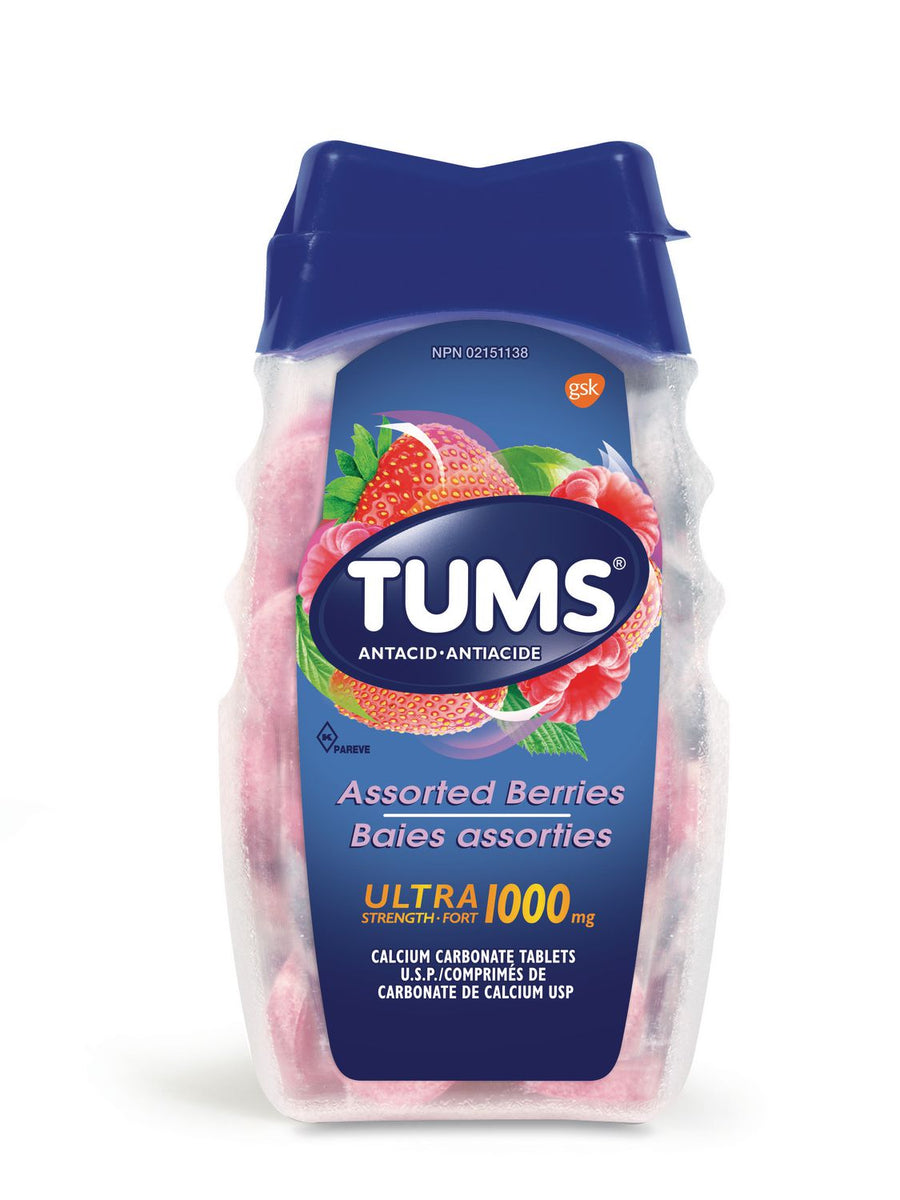 Tums Ultra Strength Antacid - 1000 mg x 72 tablets – Johnstone IDA Pharmacy