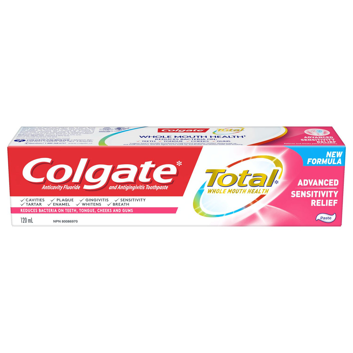Colgate Total Advanced Sensitive Toothpaste - 120 ml – Johnstone IDA ...