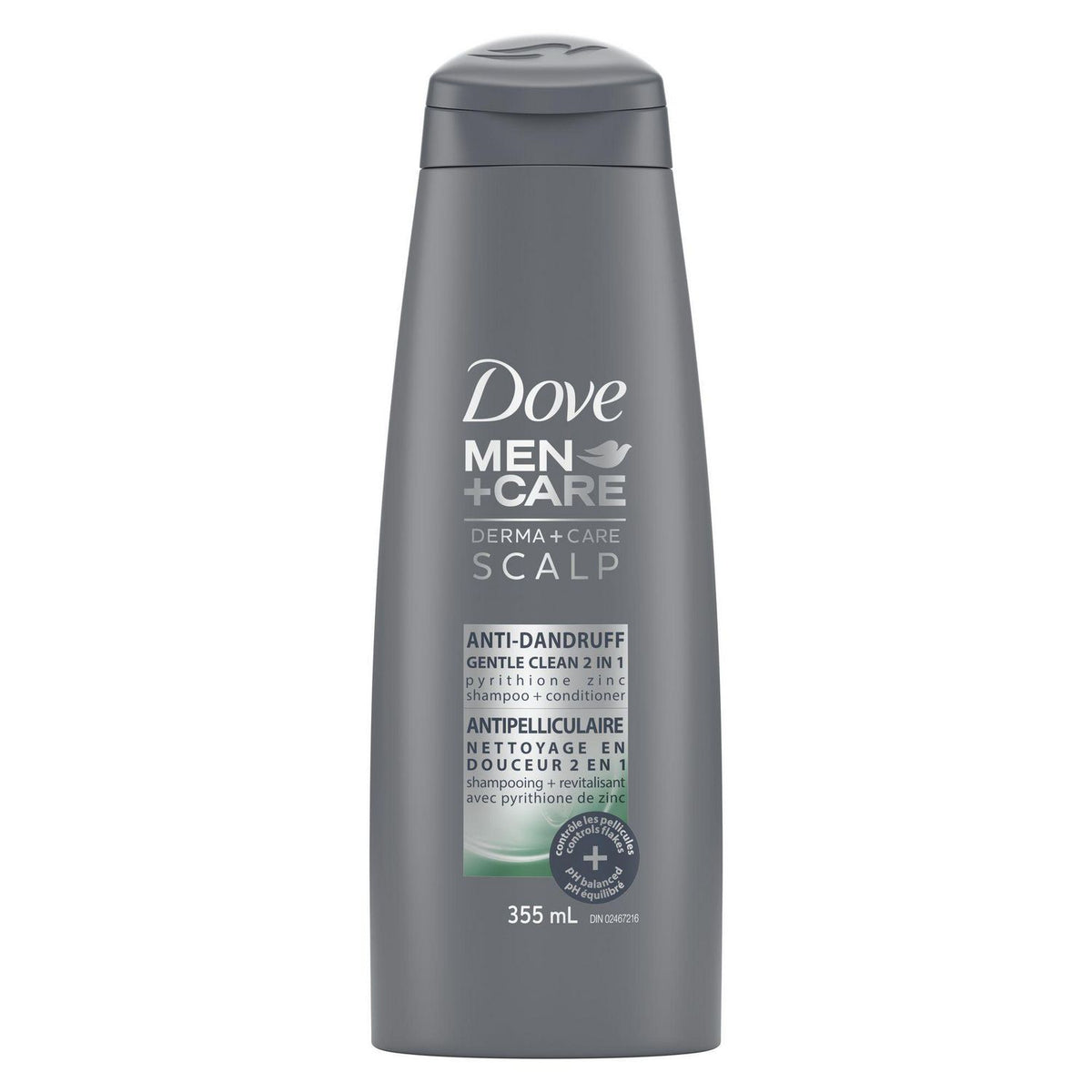 Dove Men+Care Anti-Dandruff Gentle Clean 2-in-1 Shampoo + Conditioner ...