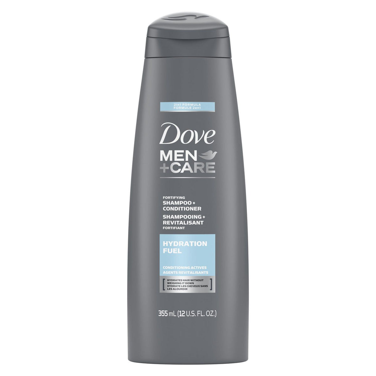Dove Men+Care 2-in-1 Fortifying Shampoo + Conditioner, Hydration Fuel ...