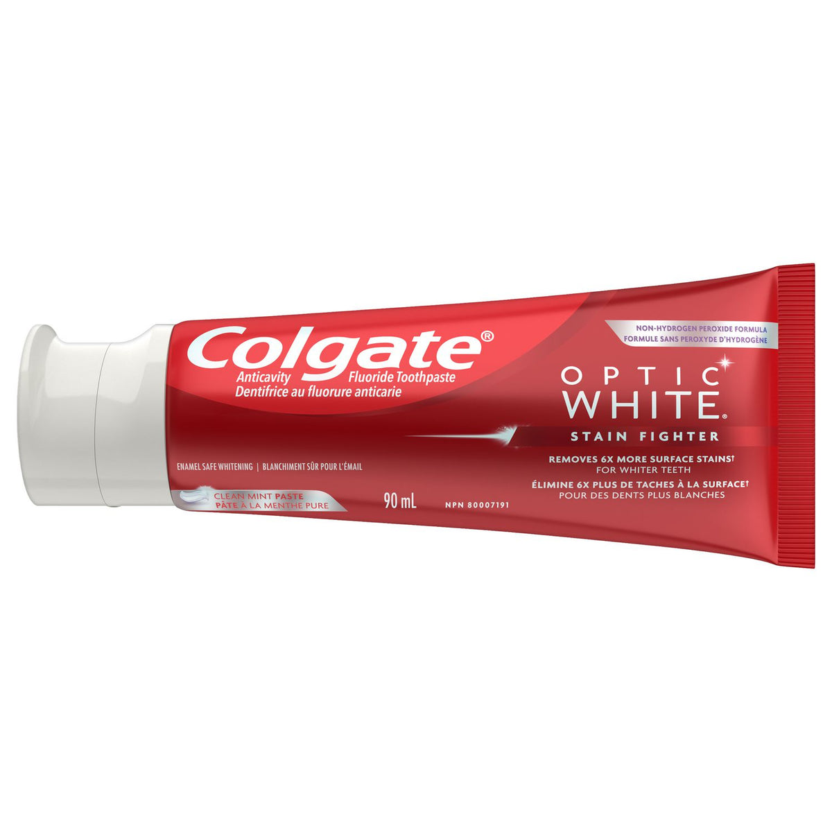 Colgate Optic White Stain Fighter Clean Mint Toothpaste - 90 ml ...