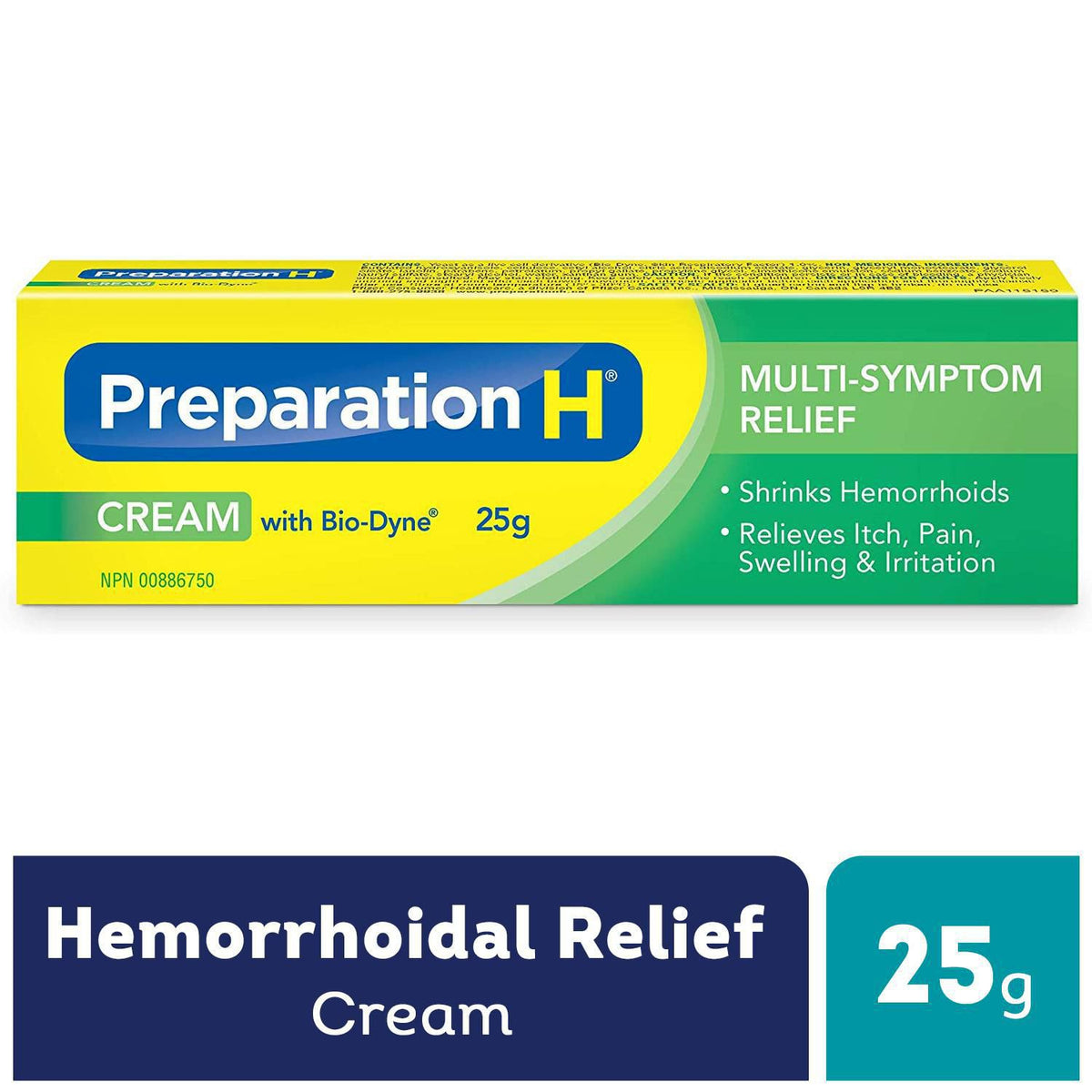 Preparation H Cream with Bio-Dyne - 25 g – Johnstone IDA Pharmacy