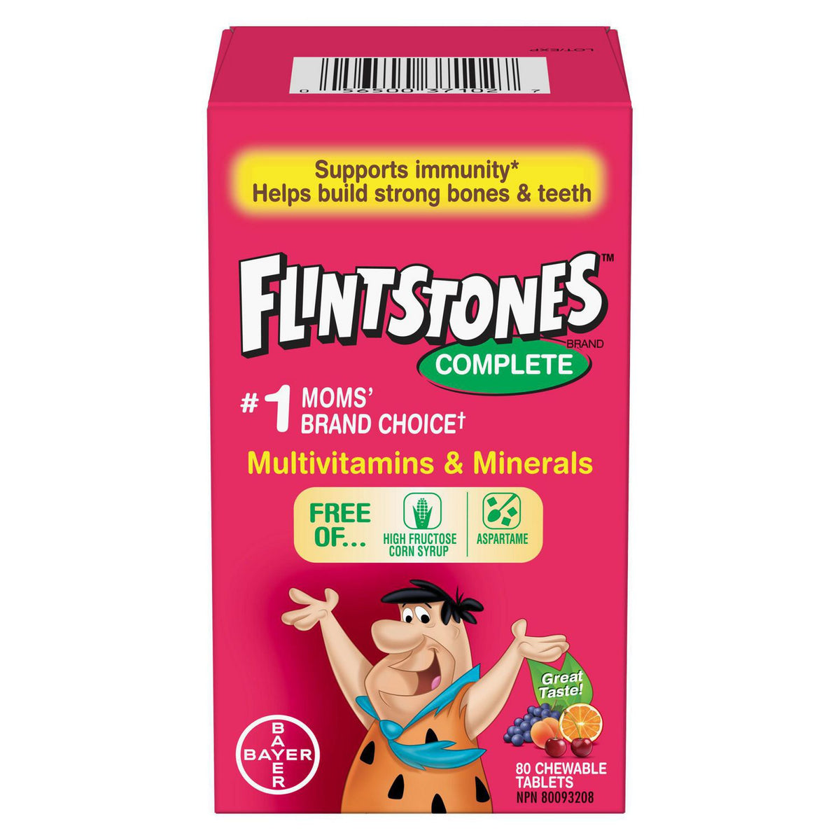 Flintstones Complete Multivitamins & Minerals - 150 chewable tablets ...