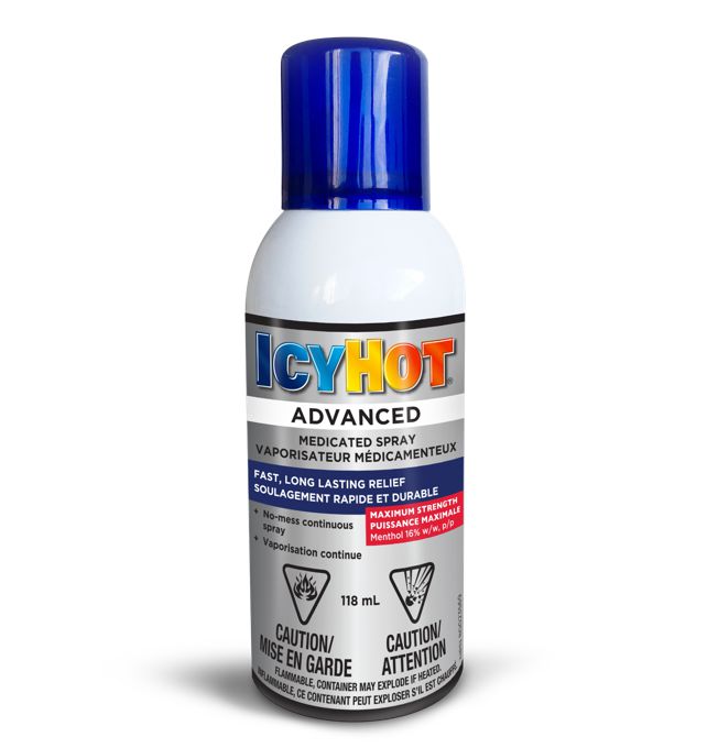 Icy Hot Maximum Strength Advanced Medicated Spray - 118 ml – Johnstone ...