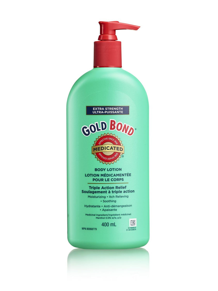 Gold Bond Extra Strength Medicated Body Lotion, Triple Action Relief ...
