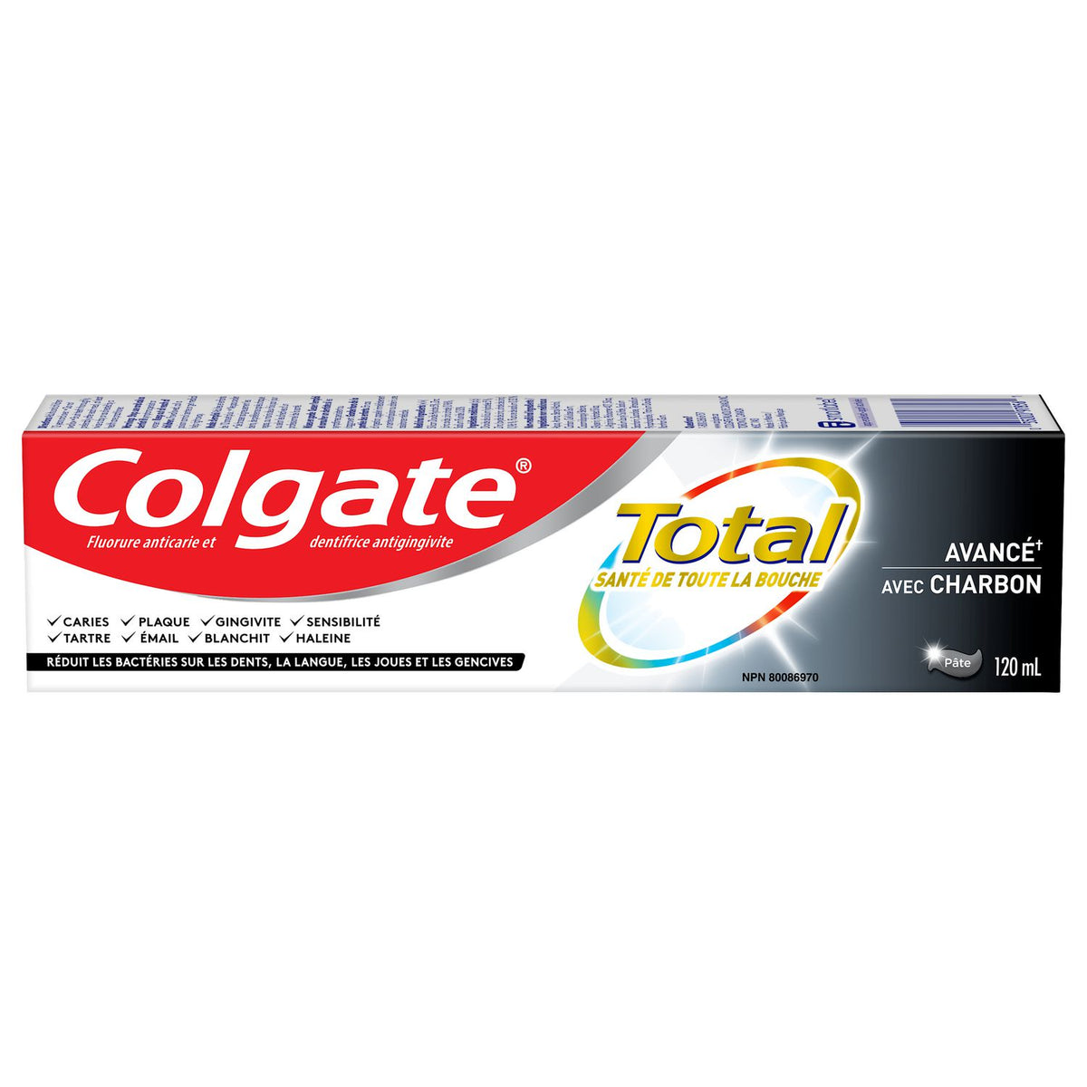 Colgate Total Advanced Charcoal Toothpaste - 120 ml – Johnstone IDA ...