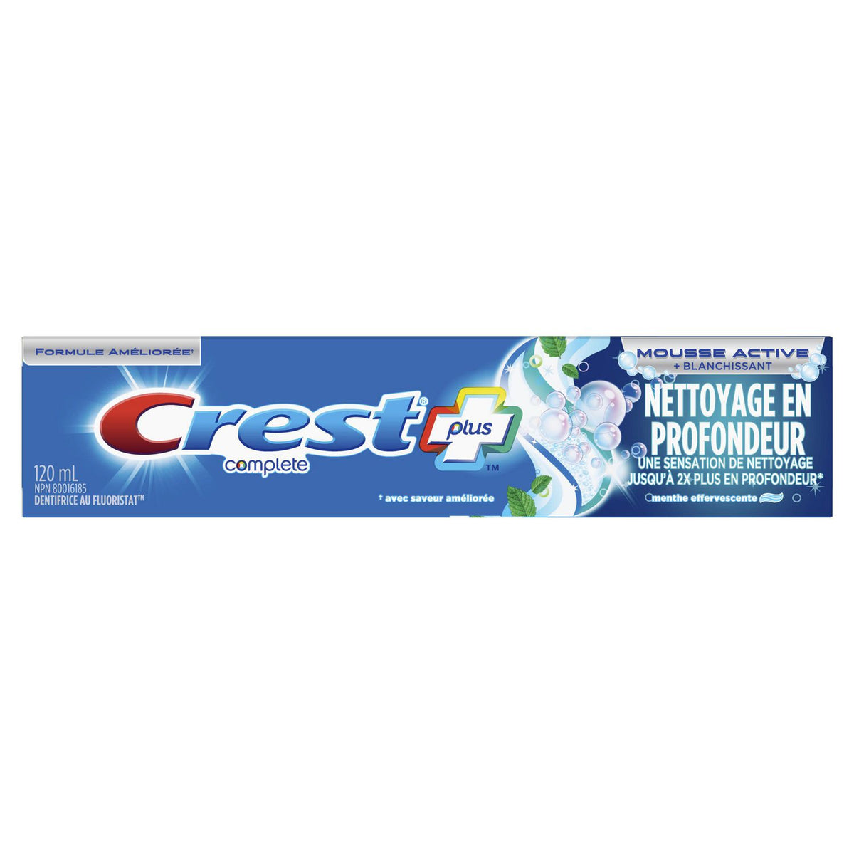 Crest Complete Whitening Plus Deep Clean Toothpaste - 120 ml ...