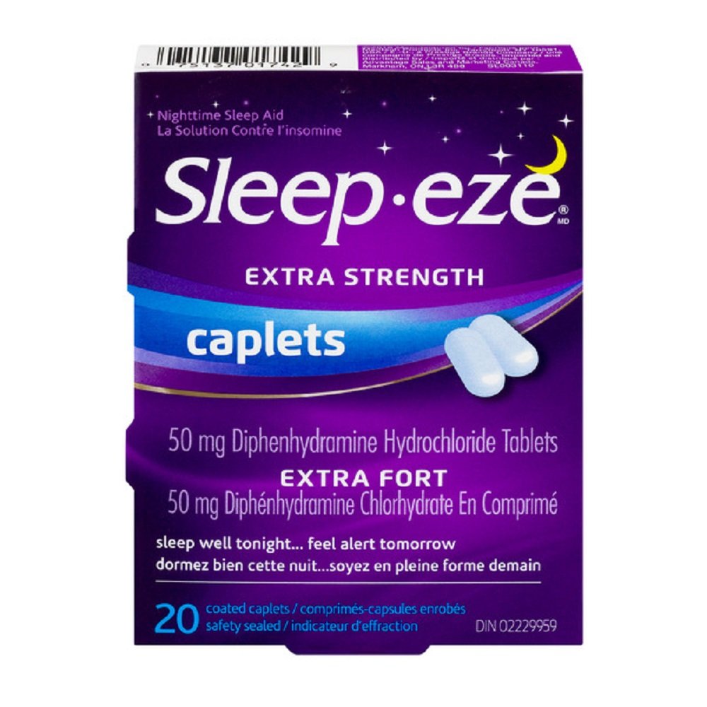 Sleep-eze Extra Strength Caplets - 20 coated caplets – Johnstone IDA ...