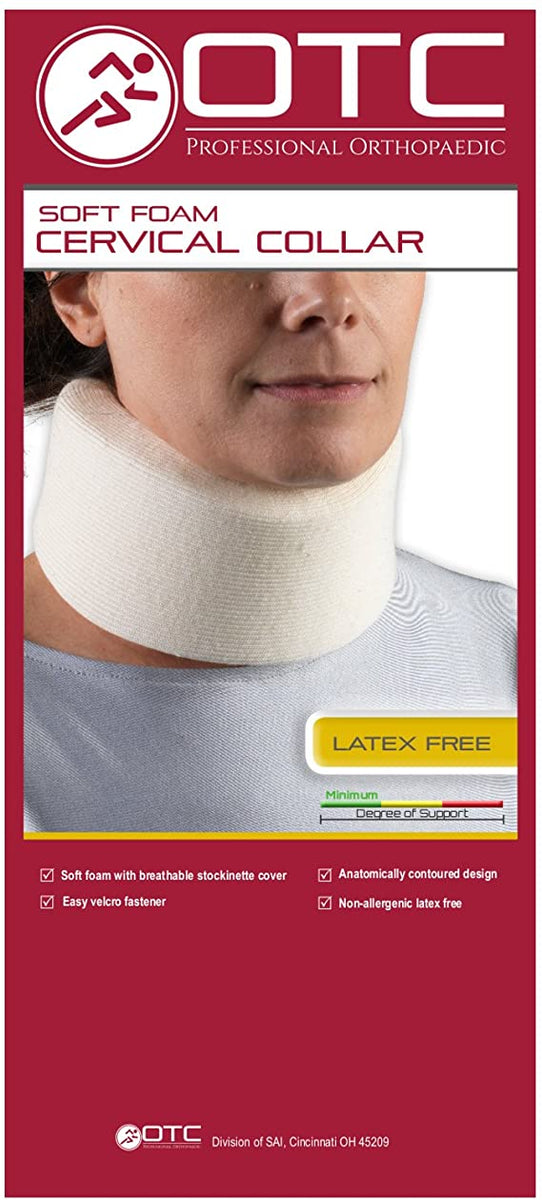 OTC Professional Orthopaedic Foam Cervical Collar, Soft – Johnstone IDA ...