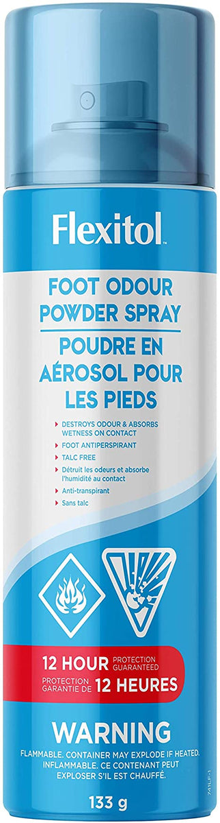 Flexitol Foot Odour Powder Spray - 133 g – Johnstone IDA Pharmacy