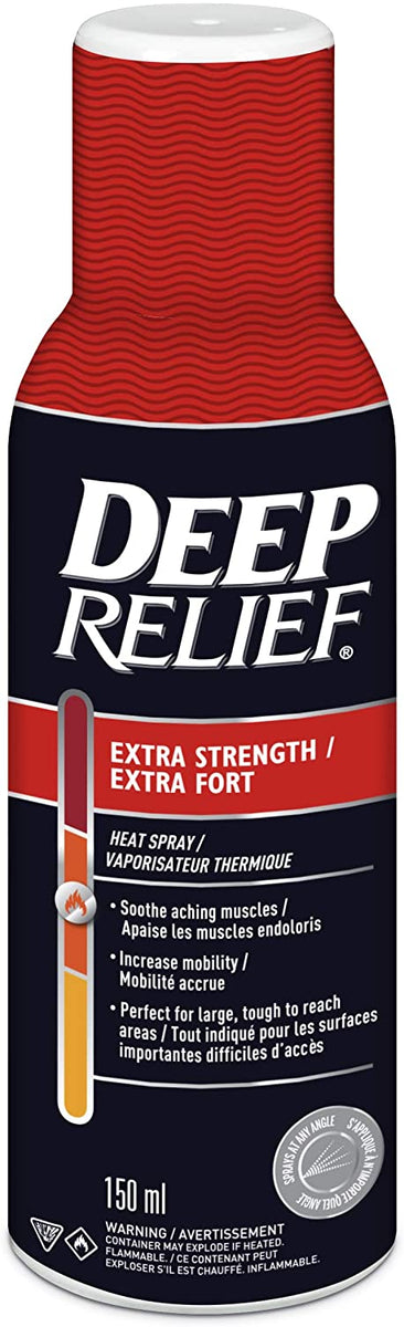 Deep Relief Extra Strength Heat Spray - 150 ml – Johnstone IDA Pharmacy