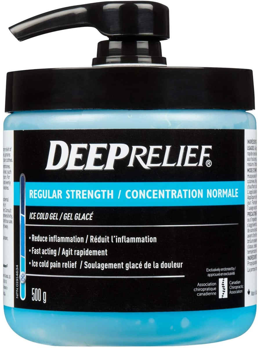 Deep Relief Regular Strength Ice Cold Gel (with pump) – Johnstone IDA ...