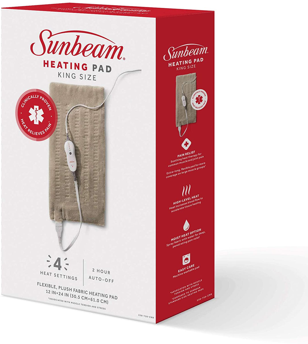 Sunbeam Heating Pad, King Size – Johnstone IDA Pharmacy