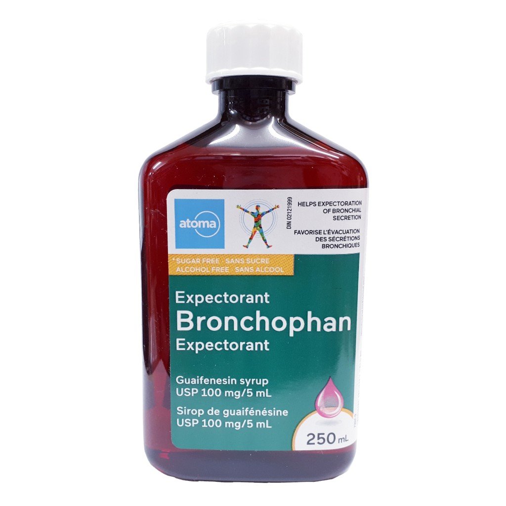 Atoma Expectorant Bronchophan Guaifenesin Syrup - 250 ml – Johnstone ...