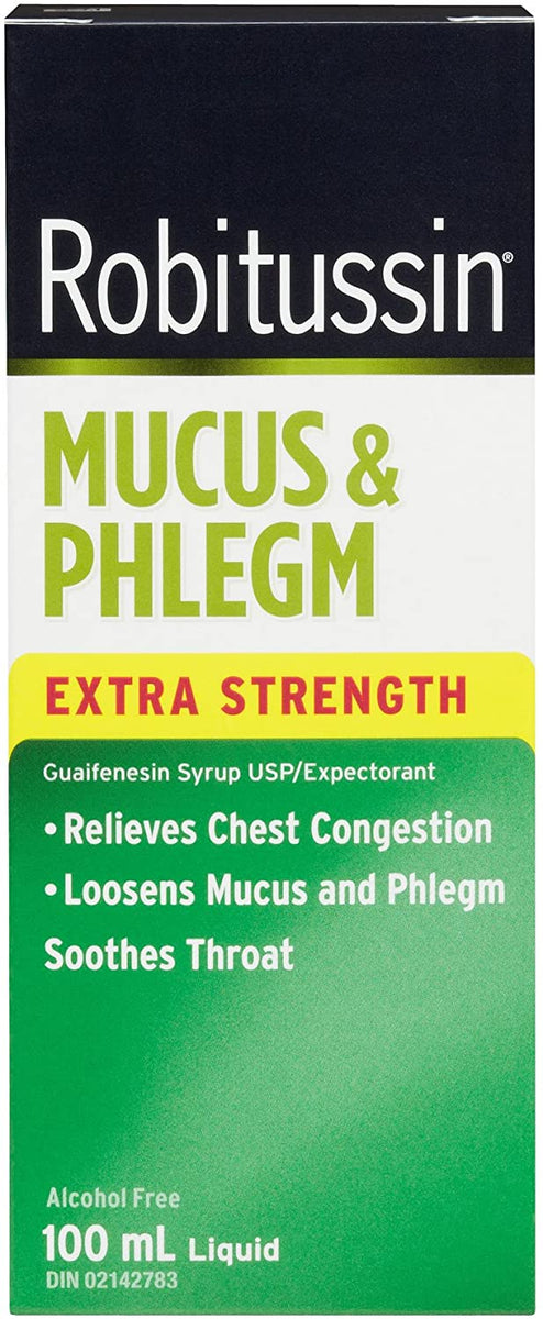 Robitussin Extra Strength Mucus & Phlegm - 100 ml – Johnstone IDA Pharmacy