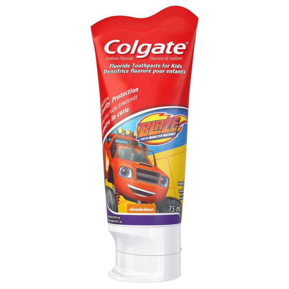 Colgate Kids Boys Anticavity Fluoride Toothpaste, Bubble Fruit - 75 ml ...