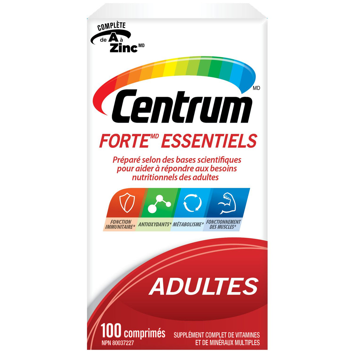 Centrum Forte Essentials Adults Complete Multivitamin And Mineral Supp ...