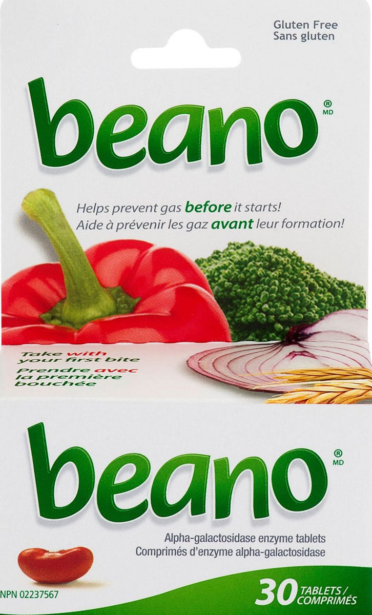 Beano Alpha-Galactosidase Enzyme Tablets - 30 tablets – Johnstone IDA ...