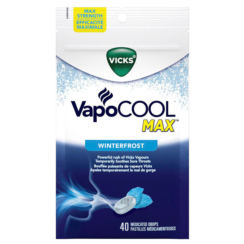 Vicks VapoCool Max Honey Lemon Chill Flavour - 40 medicated drops ...