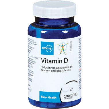 Atoma Vitamin D 1000 IU Tablets – Johnstone IDA Pharmacy