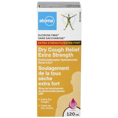 Atoma Extra Strength Dry Cough Relief Syrup - 120 ml – Johnstone IDA ...