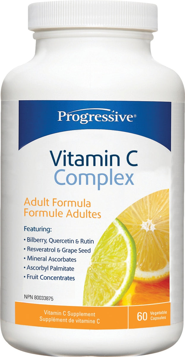 Progressive Vitamin C Complex Adult Formula - 60 capsules – Johnstone ...
