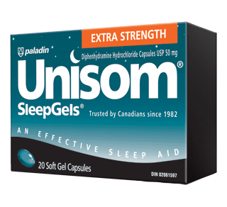 Unisom Extra Strength SleepGels - 20 soft gel capsules – Johnstone IDA ...