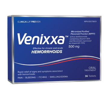 Venixxa Hemorrhoid Treatment - 36 tablets – Johnstone IDA Pharmacy